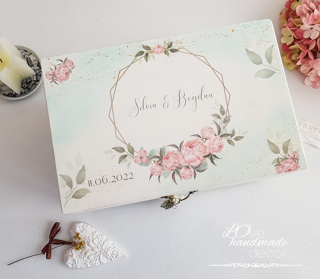 Cutie Amintiri - Dar Nuntă - LOve Handmade Decor